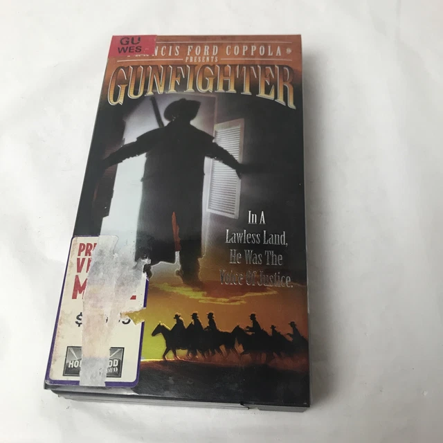 GUNFIGHTER VHS TAPE Western Robert Carradine Martin Sheen Francis Ford ...