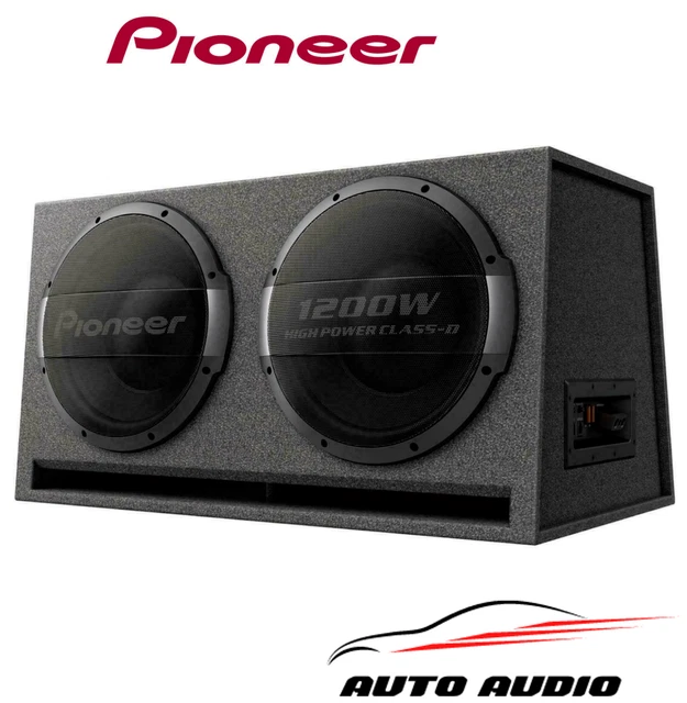 PIONEER TS-WX1220AH 12& Dual Subwoofer Box 3000Watts With Built In ...
