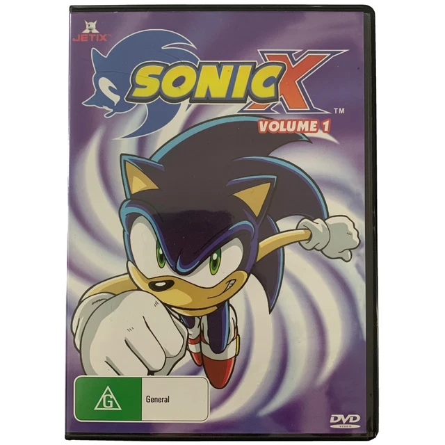 SONIC X VOL 1 DVD Sonic the Hedgehog TV Series Volume One Region 4 PAL ...