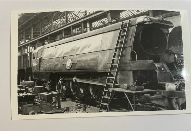 BR RAILWAY LOCOMOTIVE Photograph - Pre-Rebuilt Merchant Navy Class ...