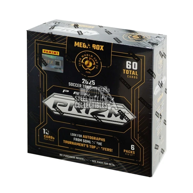2025 PANINI PRIZM FIFA Club World Cup Soccer Hobby Mega Box $153.28 ...