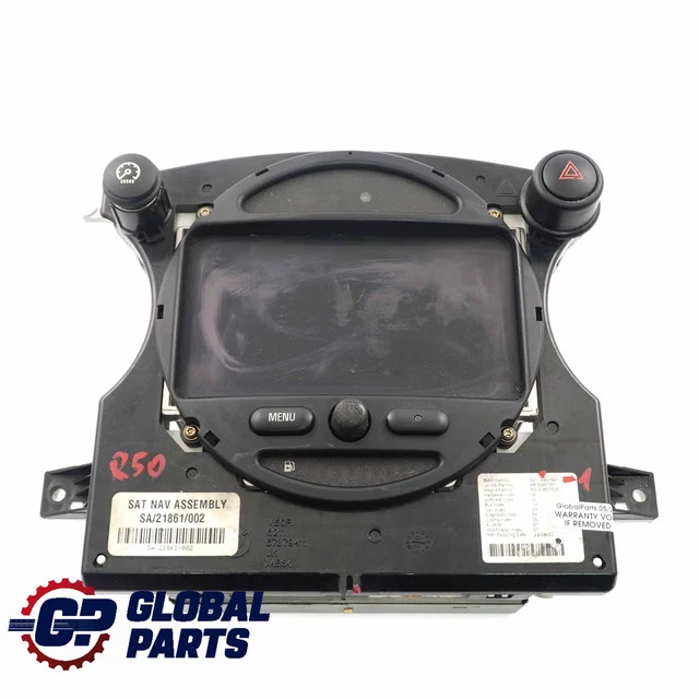 MINI COOPER ONE R50 R53 Ecran navigation Affichage du tableau de bord ...