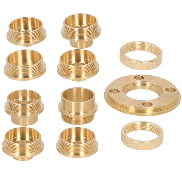 ROUTER GUIDE KIT Bushing Router Guides Kit 1*Adapter 11pcs/set 2*Lock ...
