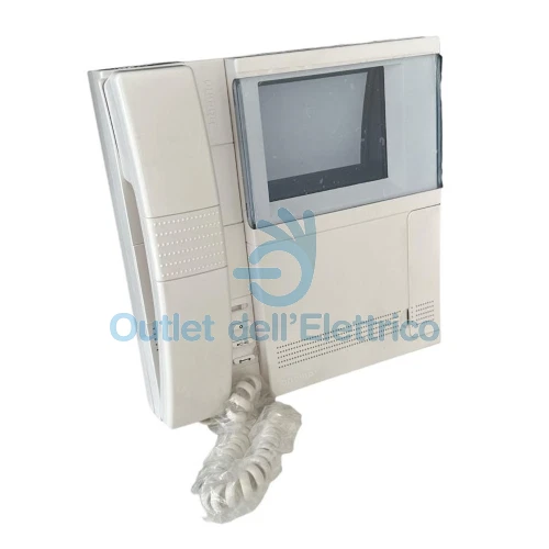 BTICINO 334102 PIVOT 8 Wire Monitor White Analog White/Black 8 Wire W ...