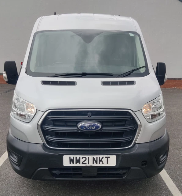 FORD TRANSIT 350 Hybrid Trend Ecoblue Mhev L3H2 Lwb Silver 21 Reg No ...