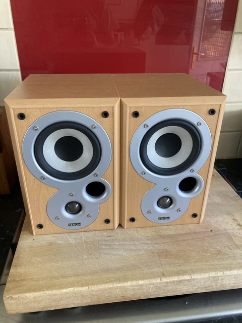 DENON SC-M101 75W Stereo Bookshelf Speakers £42.30 - PicClick UK