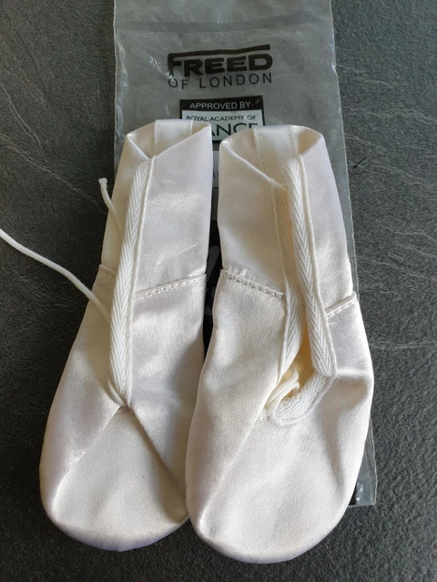 Ballet Shoes Full Sole White Satin Freed Aspire Adult Size Uk 45 Medium £350 Picclick Uk