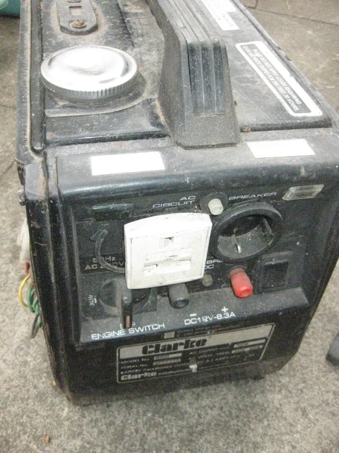 CLARKE POWER G900 Petrol Generator Four Stroke 700 Watt for parts. Not ...