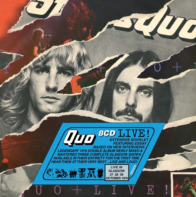 STATUS QUO LIVE! (CD) Deluxe Box Set EUR 83,37 - PicClick FR