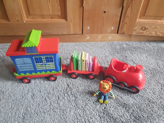 CBEEBIES DRIVER DAN'S Story Telling Toy Train, Books & Dan Figure ...