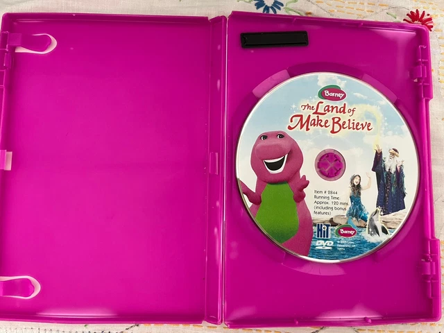 BARNEY & FRIENDS The Land Of Make Believe DVD Video Tape Songs RARE ...