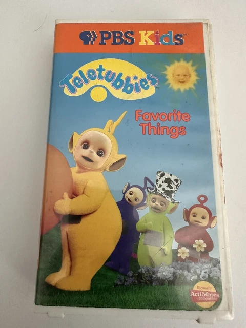 TELETUBBIES FAVORITE THINGS VHS Tape PBS Kids Actimates 1999 SKU: M2 £1 ...