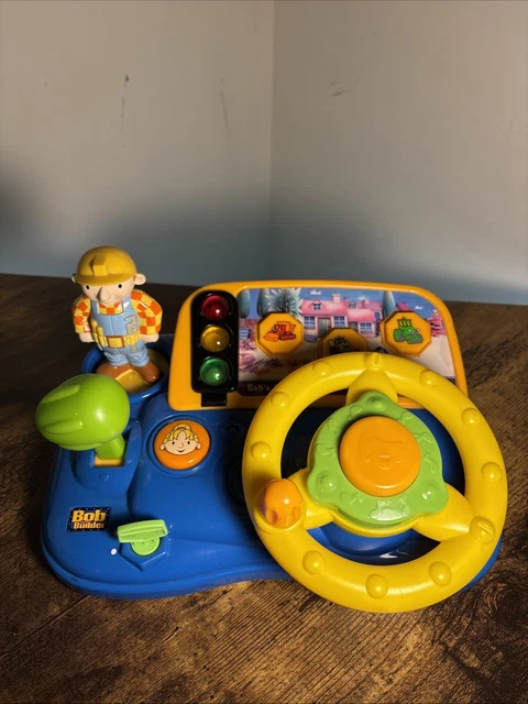 VTECH BOB THE Builder Activity Driver Toy Steering Wheel Car Sounds ...