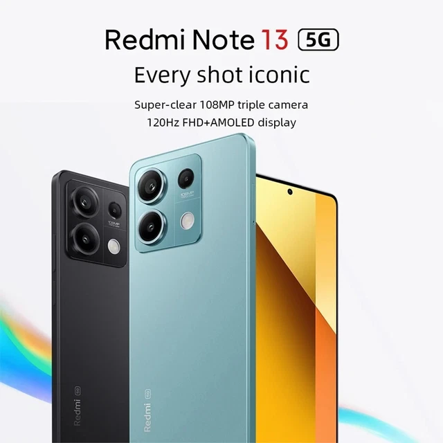 XIAOMI REDMI NOTE 13 5G Smartphone Dimensity Global RAM ROM 256GB Mobile Phones EUR 290,00 ...