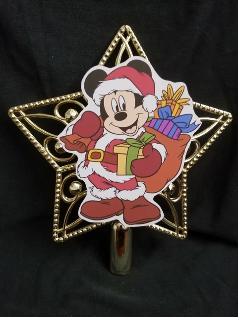 MICKEY MOUSE AS Santa Disney inspired Christmas Tree Topper Top ...