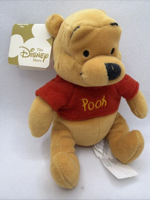 DISNEY STORE WINNIE the Pooh 8" Mini Bean Bag Plush Toy NEW NWT $4.48 ...