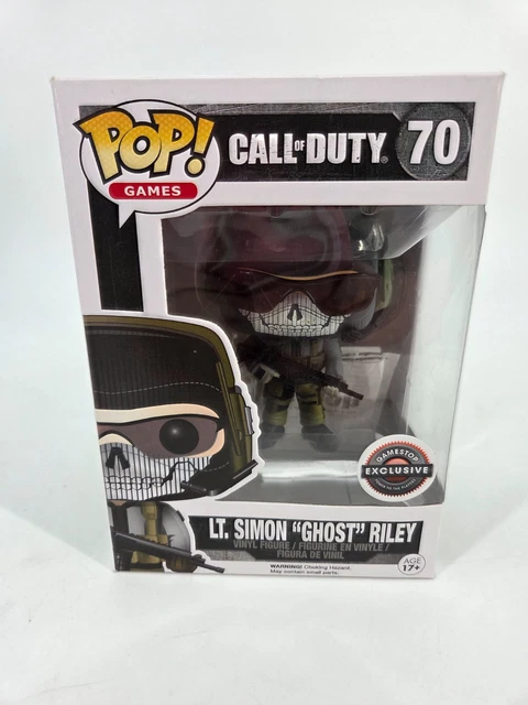 LT. SIMON GHOST Riley 70 GameStop Exclusive Call Of Duty Funko Pop ...