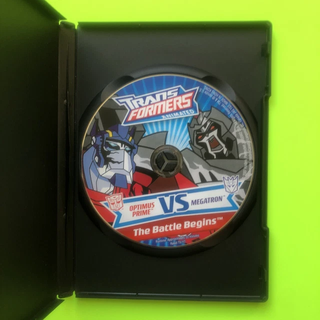 TRANSFORMERS ANIMATED THE Battle Begins Optimus Prime Versus Megatron ...