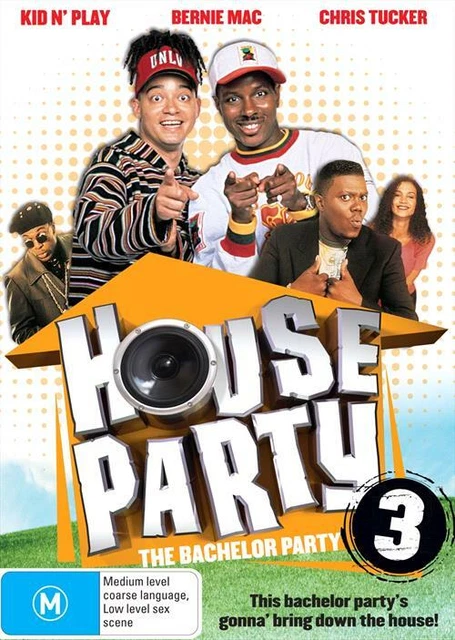 HOUSE PARTY 3 (DVD, 1994) Brand New Sealed $14.99 - PicClick AU