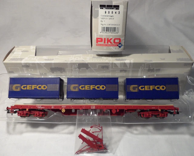 PIKO 95543 Containertragwagen der SNCF " GEFCO " EUR 30,00 - PicClick DE