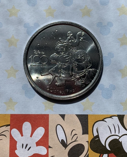 DISNEY 100 YEARS of Wonder Anniversary INSIDE OUT Collectible Medallion ...