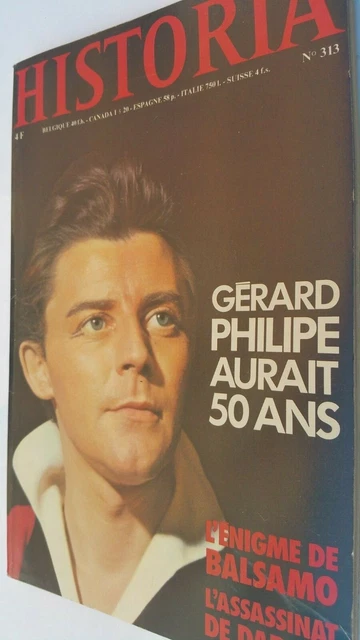 HISTORIA N° 313 Gérard Philippe aurait 50 ans ( Edit-1972) EUR 3,15 - PicClick FR