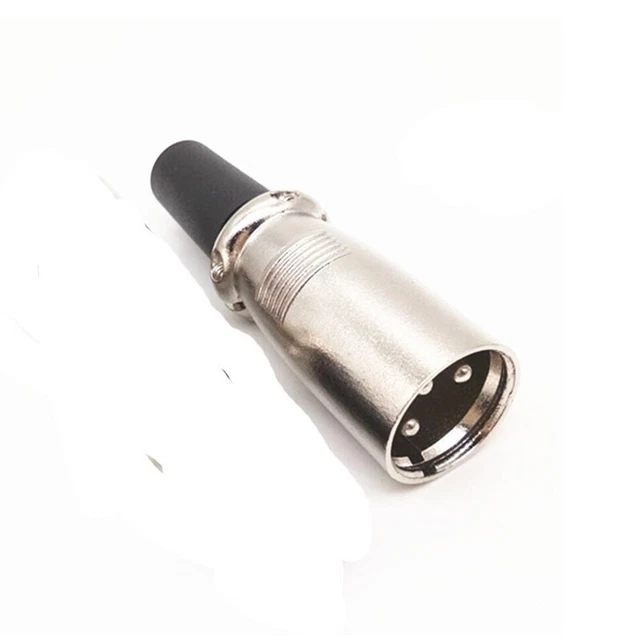 HOCHWERTIG 3-POLIGER XLR Stecker Teile Universaluni XLR Zubehör Ersatz ...