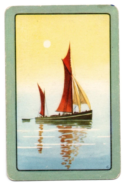 VINTAGE AUSTRALIAN COLES swap card lady yacht boat $3.00 - PicClick AU