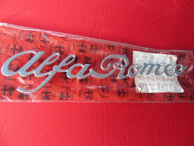 ORIGINAL ALFA ROMEO Spider Fastback Lettering "Alfa Romeo" 105936133601 ...