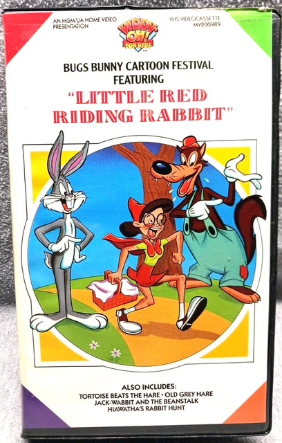 LIMITED EDITION LITTLE Red Riding Rabbit Bugs Bunny Cartoon VHS 1986 £ ...