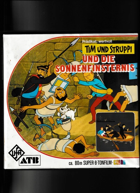 TIM STRUPPI SONNENTEMPEL Super8 Tim und die Sonnenfinsternis 8mm EUR 19 ...