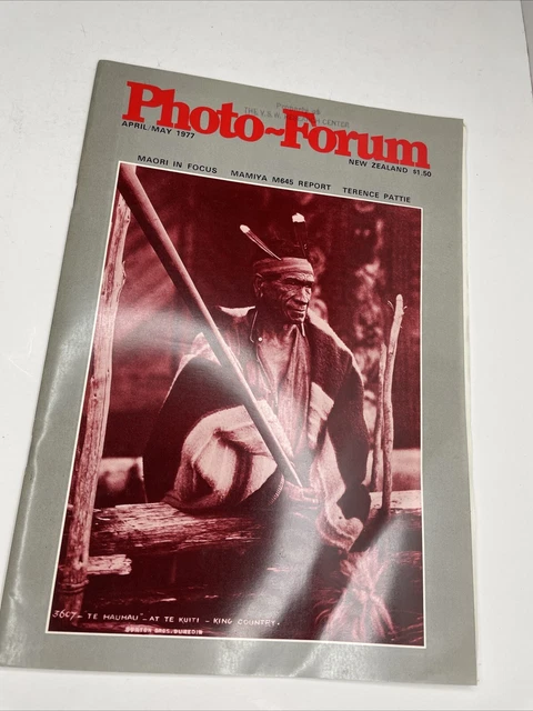 PHOTO-FORUM MAGAZINE - NEW ZEALAND April/May 1977 Photography Art Māori ...