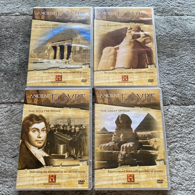ANCIENT EGYPT 4 x DVD Box Set History Channel Documentary Collection £7 ...