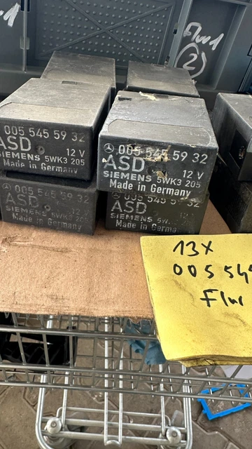 MERCEDES-BENZ W201 W124 ASD Relais Steuergerät A0055455932 EUR 59,00 ...