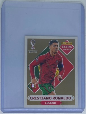 PANINI FIFA WORLD Cup Qatar 2022 Cristiano Ronaldo Silver Legend Extra ...