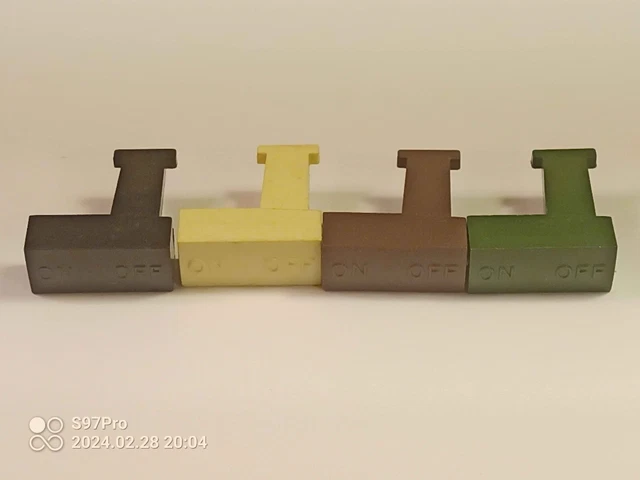 GPO BUTTON PLUNGERS for TELEPHONE Type 706 ON/OFF in 4 Colours (New Old ...