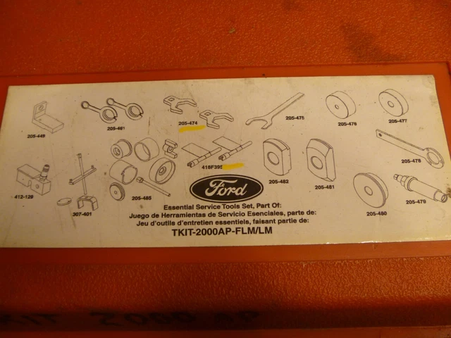 FORD ROTUNDA OTC Tool Essential Service Tool Set TKIT-2000AP-FLM/LM £ ...