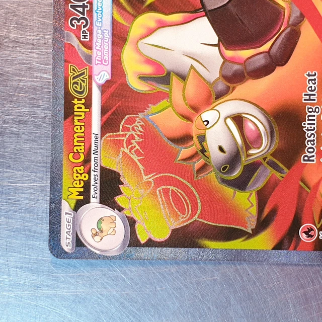 2025 MEGA EVOLUTION Mega Camerupt FULL ART Ultra Rare Card 156/132 ...