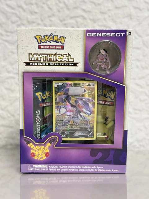 POKEMON MYTHICAL GENESECT Collection Box 20th Anniversary Generations ...