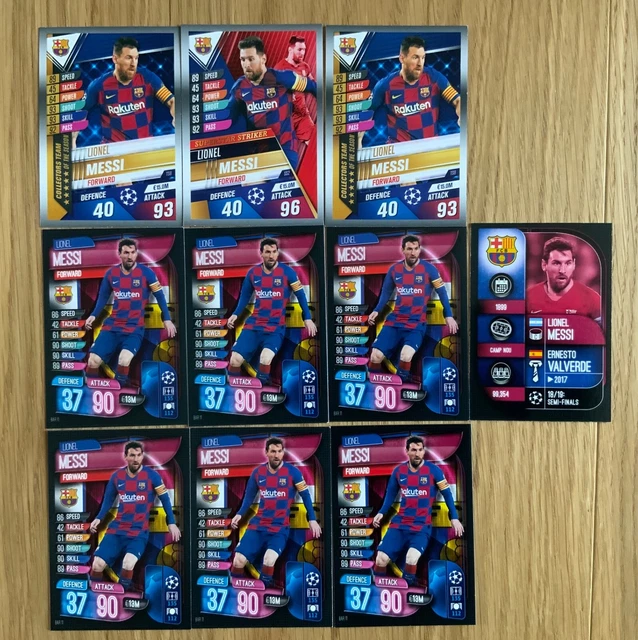 TOPPS MATCH ATTAX Messi lot 10 EUR 9,99 - PicClick FR