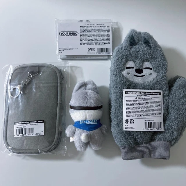 STRAY KIDS SKZOO Bang Chan Wolf Chan Official Goods Set Stofftier ...