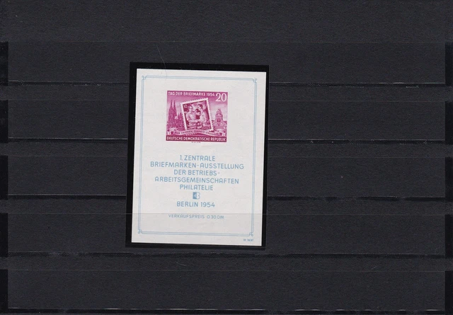 DDR: MINR. BLOCK 10 XII, postfrisch, BPP Befund EUR 161,00 - PicClick DE