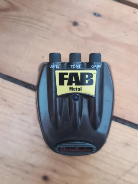 DANELECTRO FAB METAL Distortion Effect Pedal Battery Powered For ...