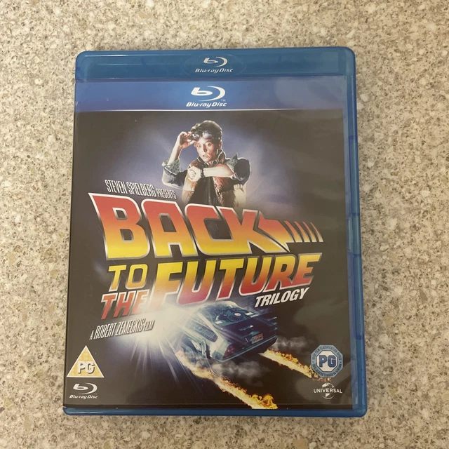 BACK TO THE Future Trilogy Region B Blu-Ray 3 Disc Box Set Michael J ...