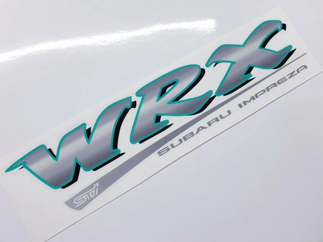 SUBARU IMPREZA STI classic GC GC8 rear boot hatch lid Decal / Sticker ...