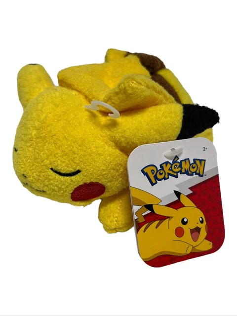 PELUCHE GAME FREAK Pokemon Sleeping Pikachu 5" LIVRAISON GRATUITE EUR ...