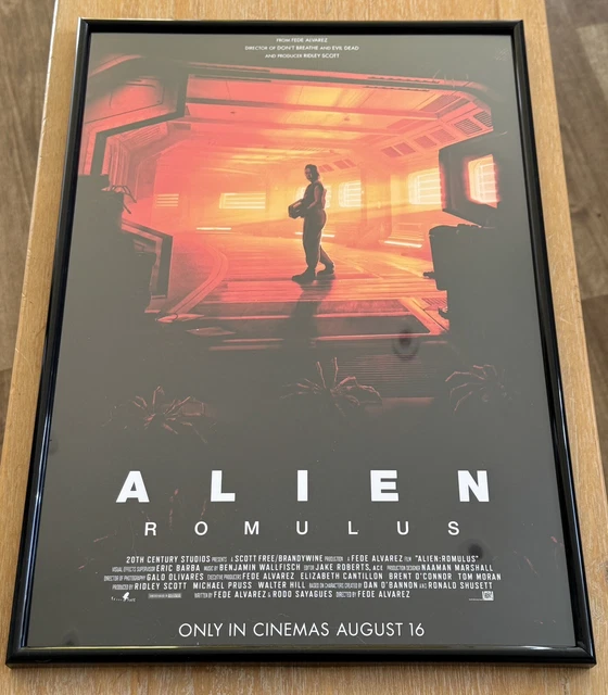 ALIEN ROMULUS ORIGINAL UK cinema A3 Poster Framed - Collectors - Gift ...