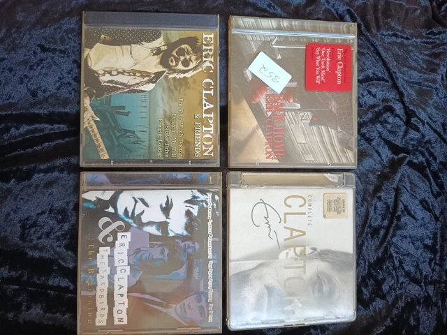 ERIC CLAPTON 4 CD Collection Bundle £9.99 - PicClick UK