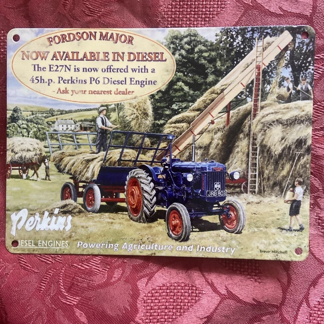 FORDSON MAJOR PERKINS Metal Plate 15 X 20 Cm £17.17 - PicClick UK