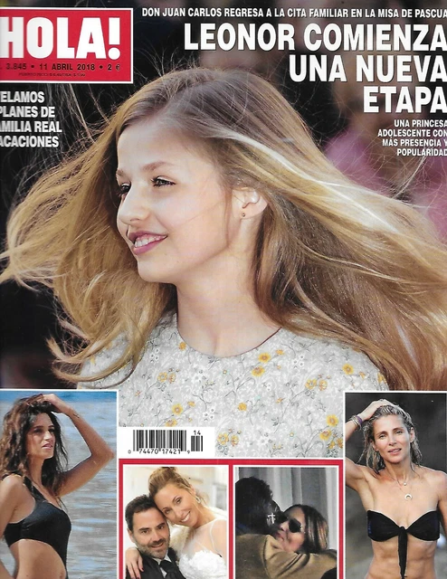 Spanish Hola Magazine Princess Leonor Elsa Pataky Gemma Mengual Sara Carbonero £907 Picclick Uk